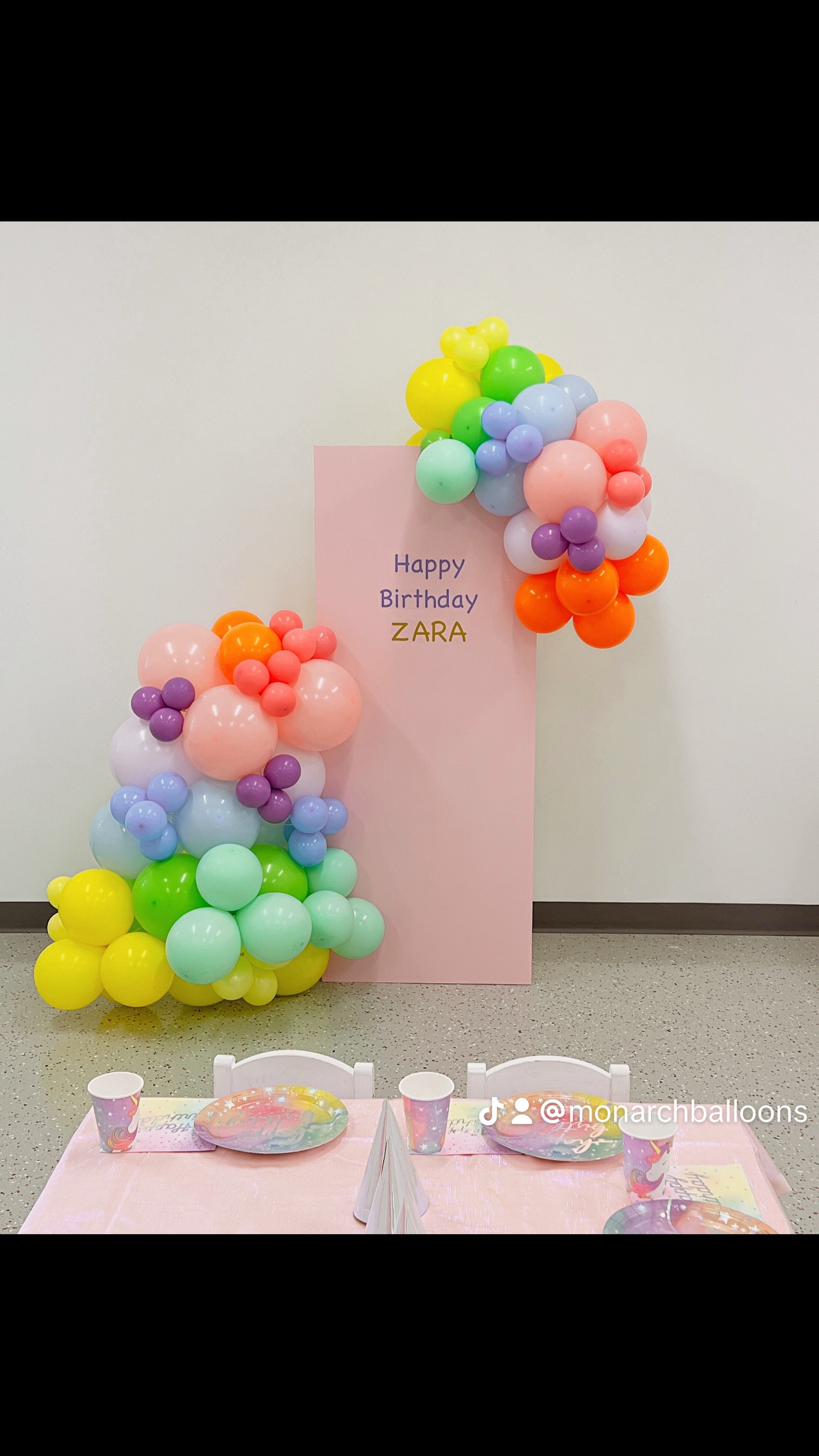 Rectangle Mini Solid Backdrop – Monarch Balloons
